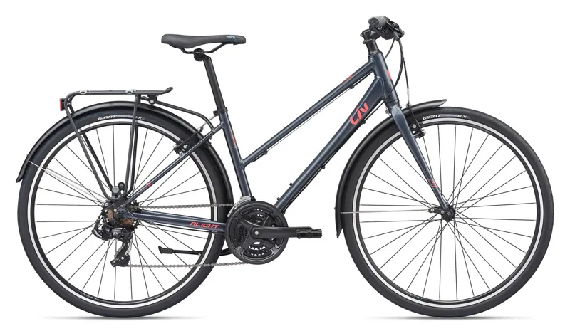 2020 Liv Alight 3 City Hybrid Bike in Grey