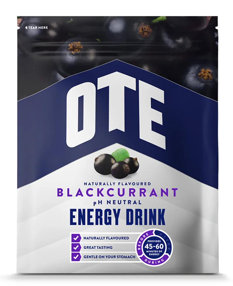 OTE Powdered Energy Drink Bulk 1.2Kg Blackcurrant