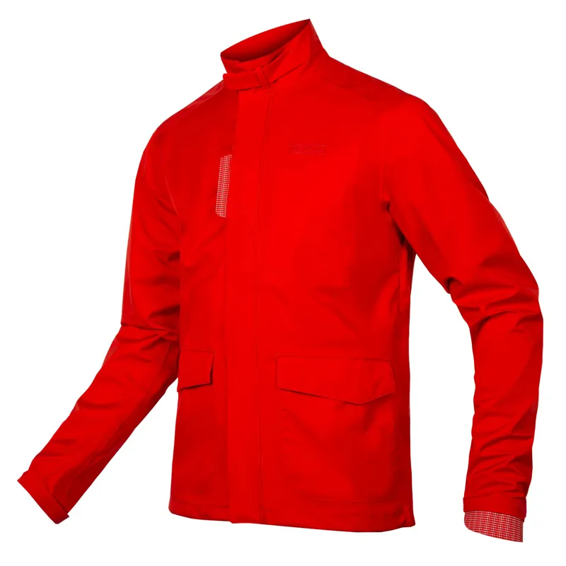 Brompton London Waterproof Jacket: Red
