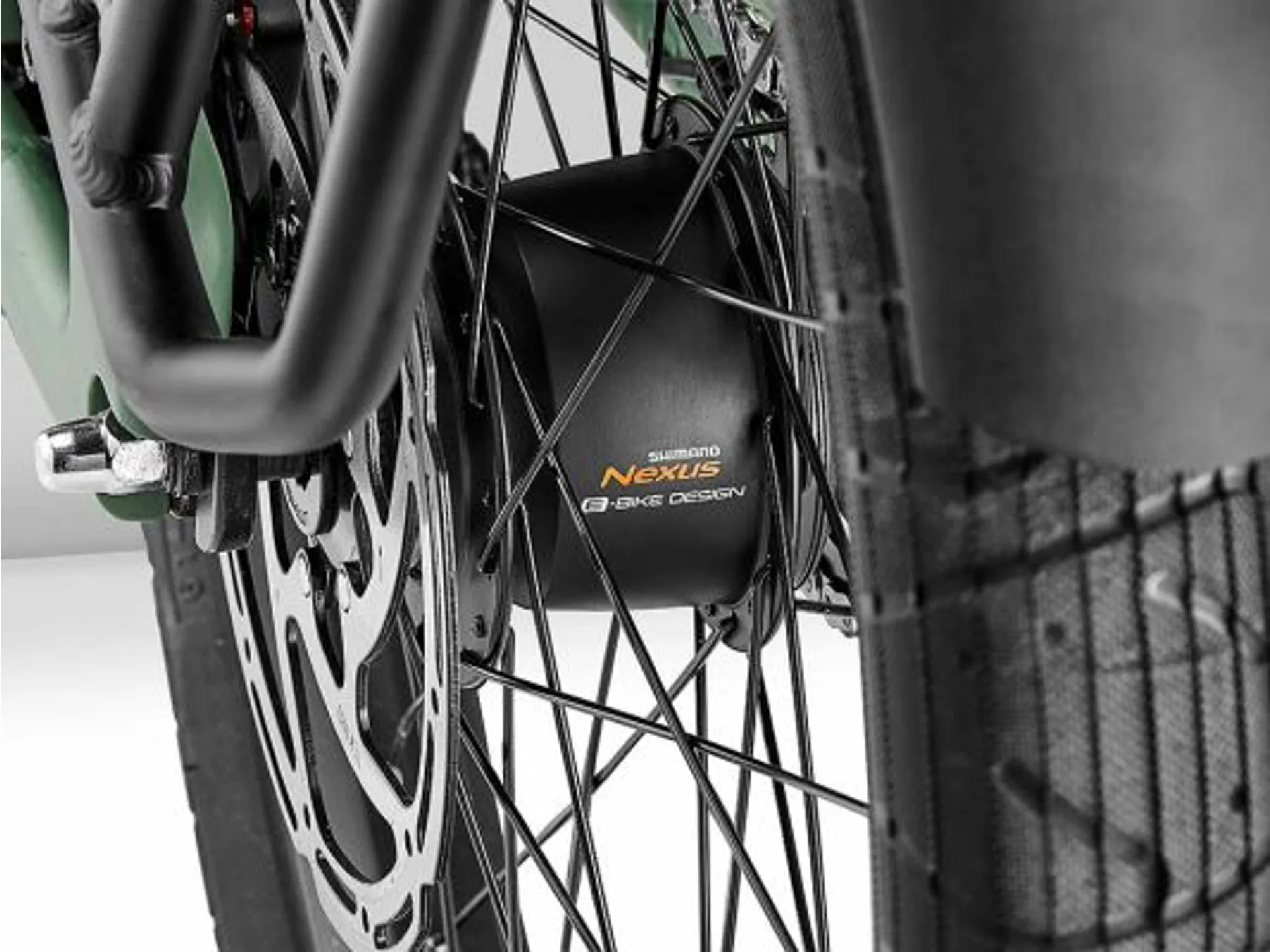 Momentum PakYak E+ Electric Cargo Bike in Ink Blue